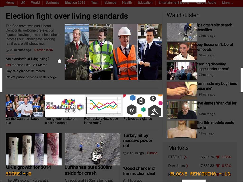 Browser Breakout | Pete // f90 | Brighton-based freelance developer