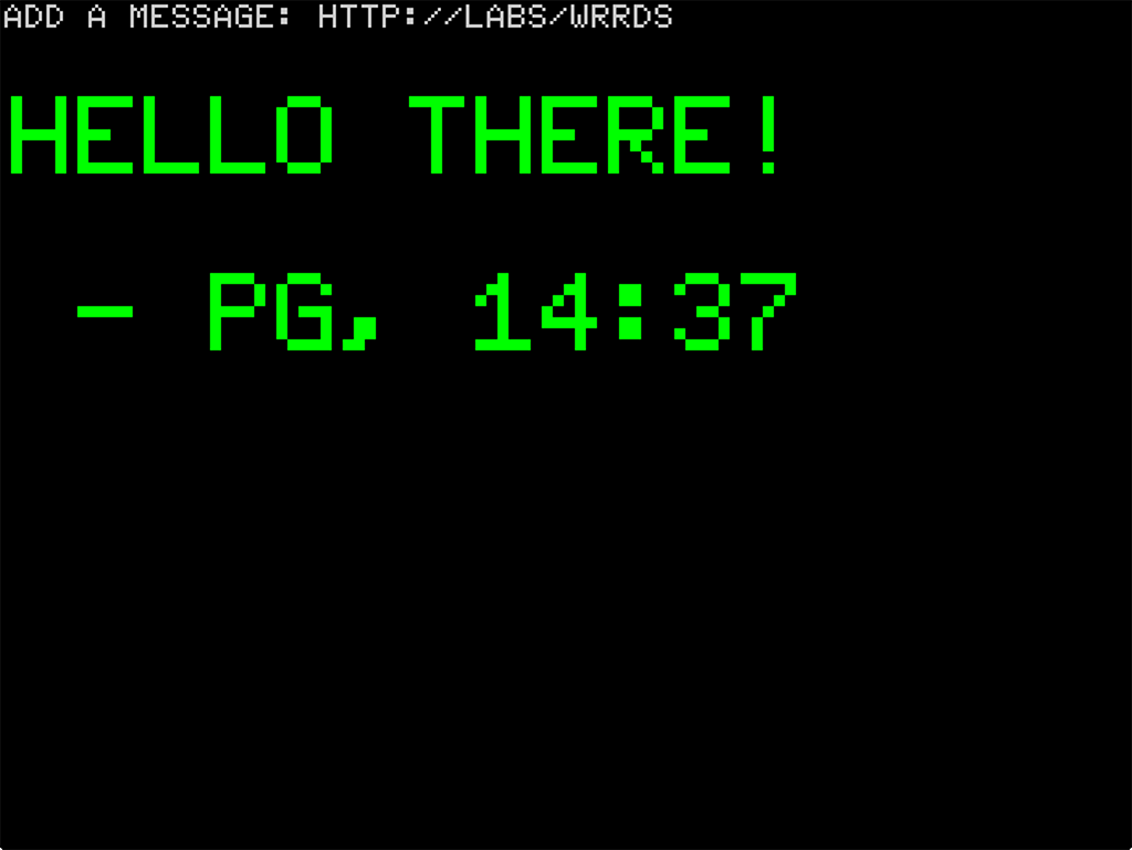 Wrrds | Pete // f90 | Brighton-based freelance developer