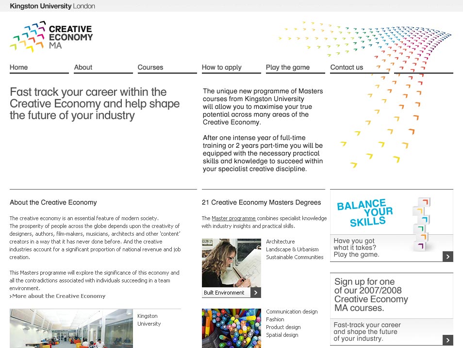 Kingston University: Creative Economy | Pete // f90 | Brighton-based ...