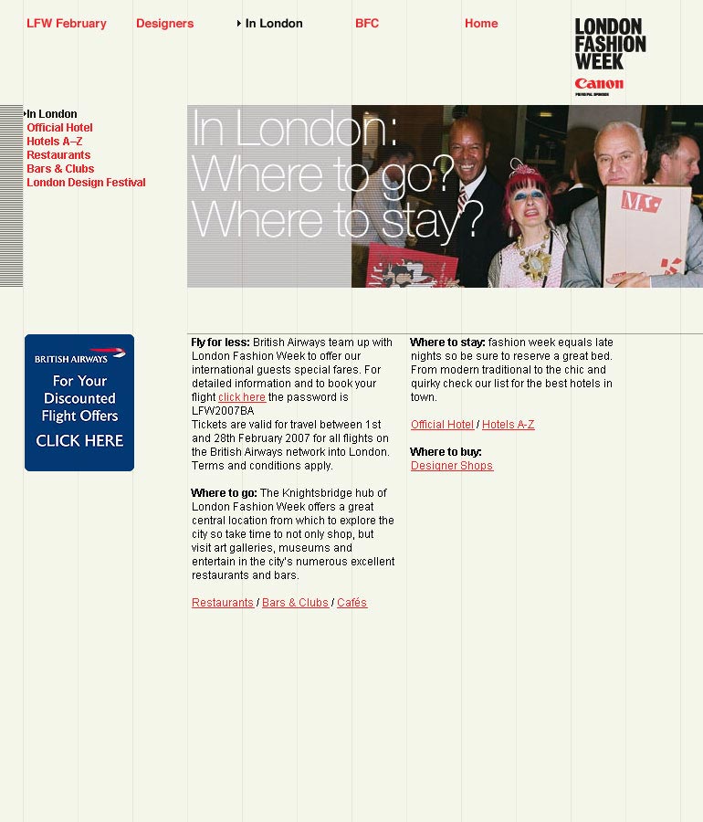 London Fashion Week | Pete // f90 | Brighton-based freelance developer