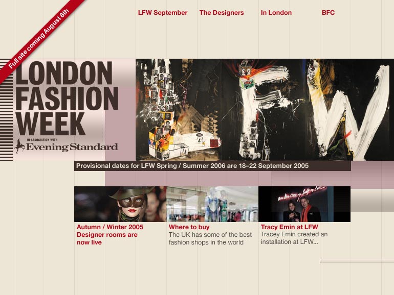 London Fashion Week | Pete // f90 | Brighton-based freelance developer