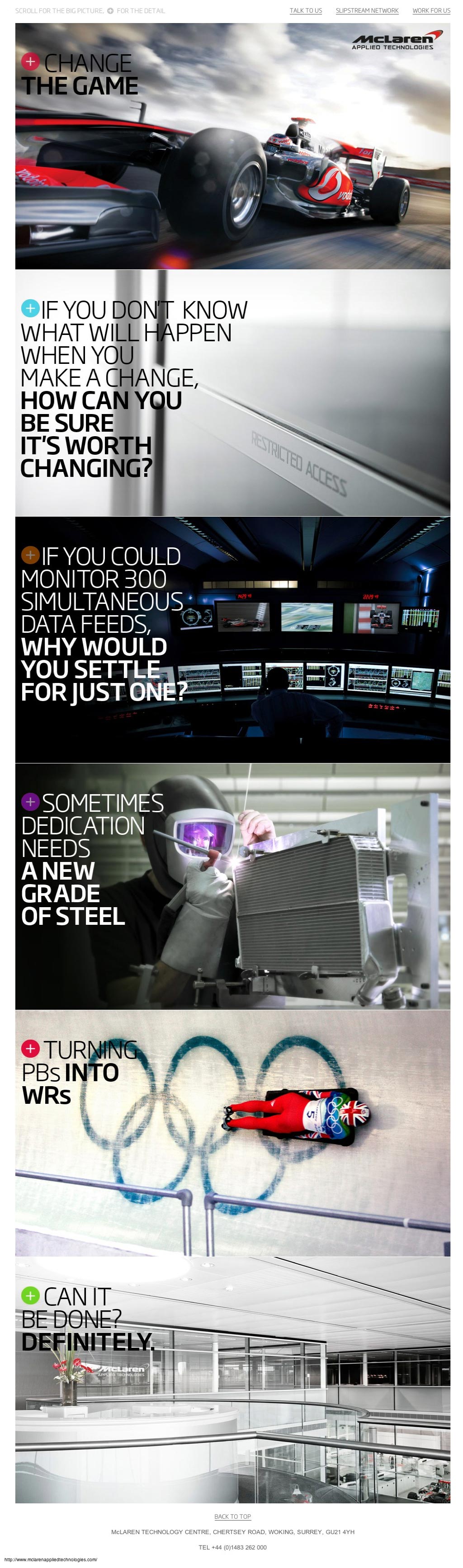 McLaren Applied Technologies | Pete // f90 | Brighton-based freelance ...