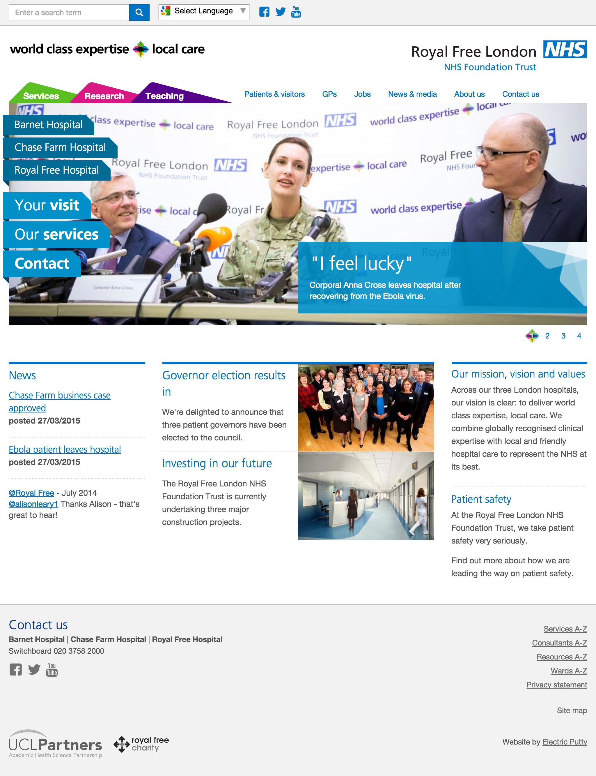 Royal Free | Pete // f90 | Brighton-based freelance developer